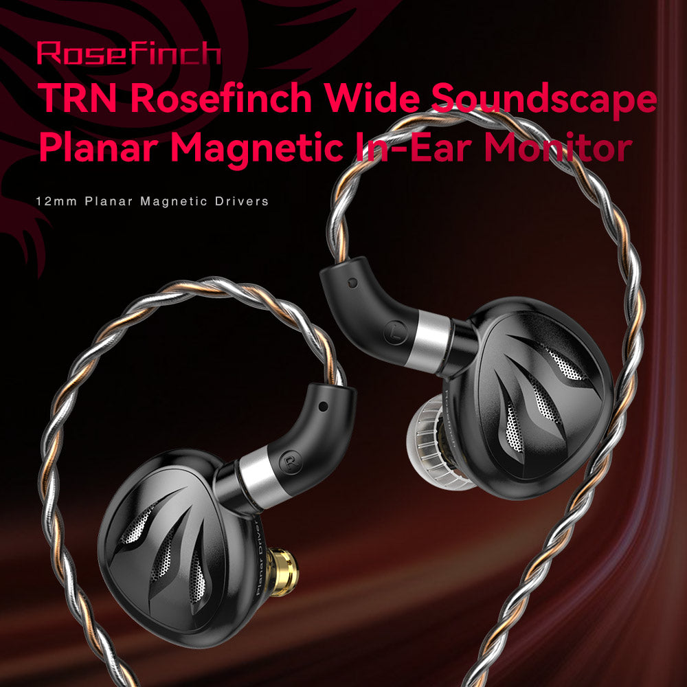 TRN Rosefinch 12mm Planar Magnetic Driver In Ear Monitor